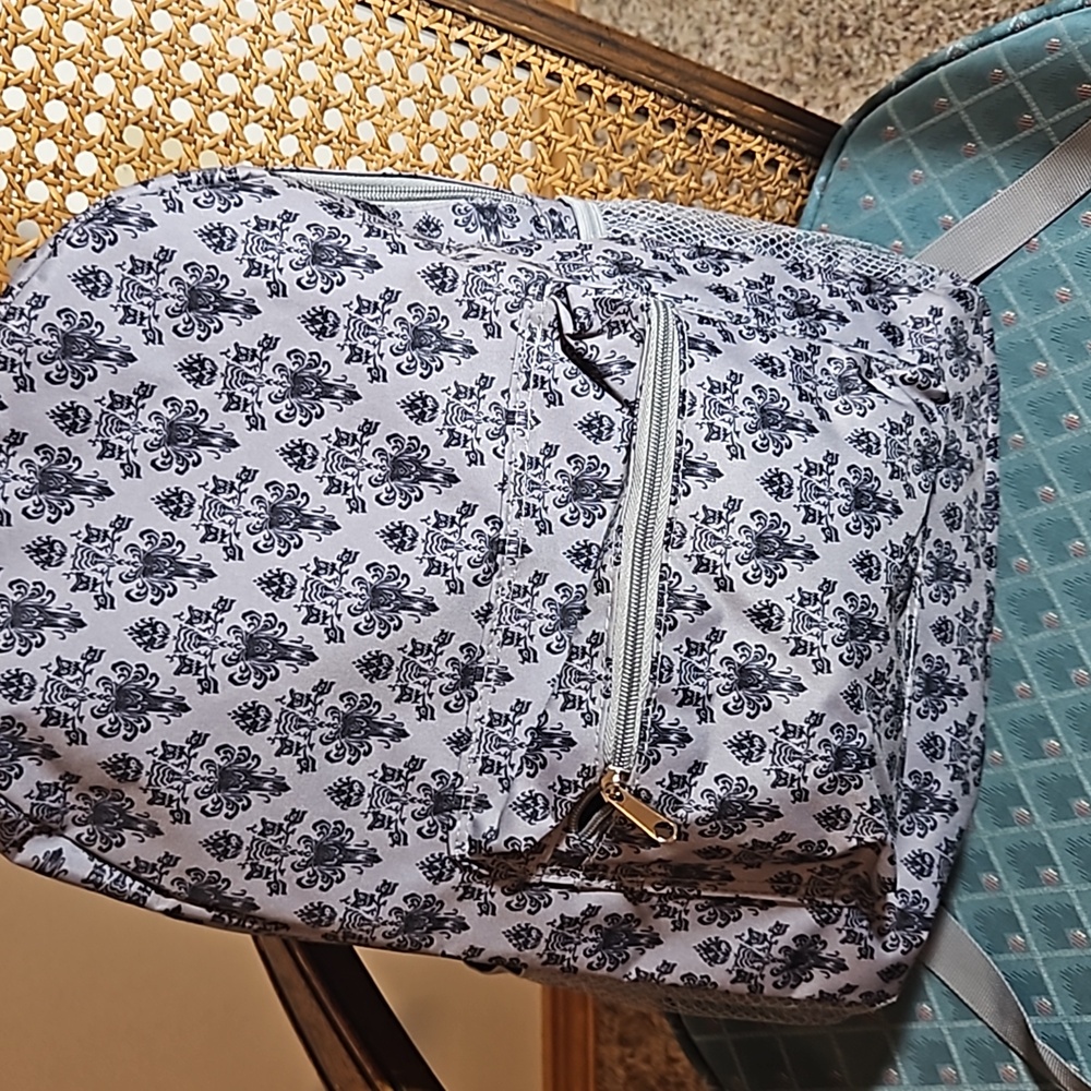 Disney Haunted Mansion Backpack - Wallpaper Design - Gem